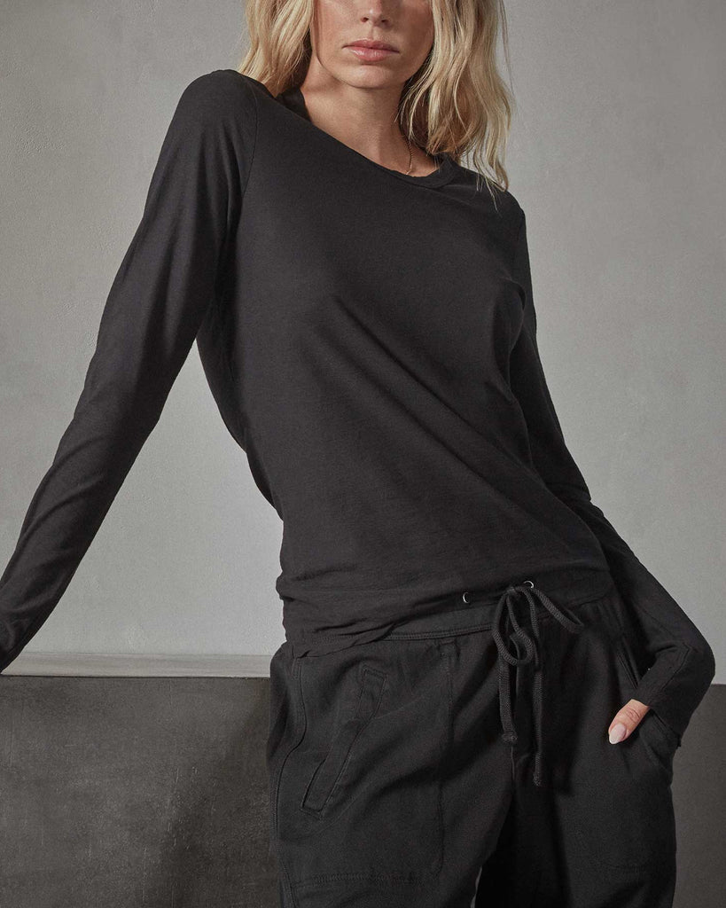 L/S Crew Tee | James Perse Womens | WORKSHOP