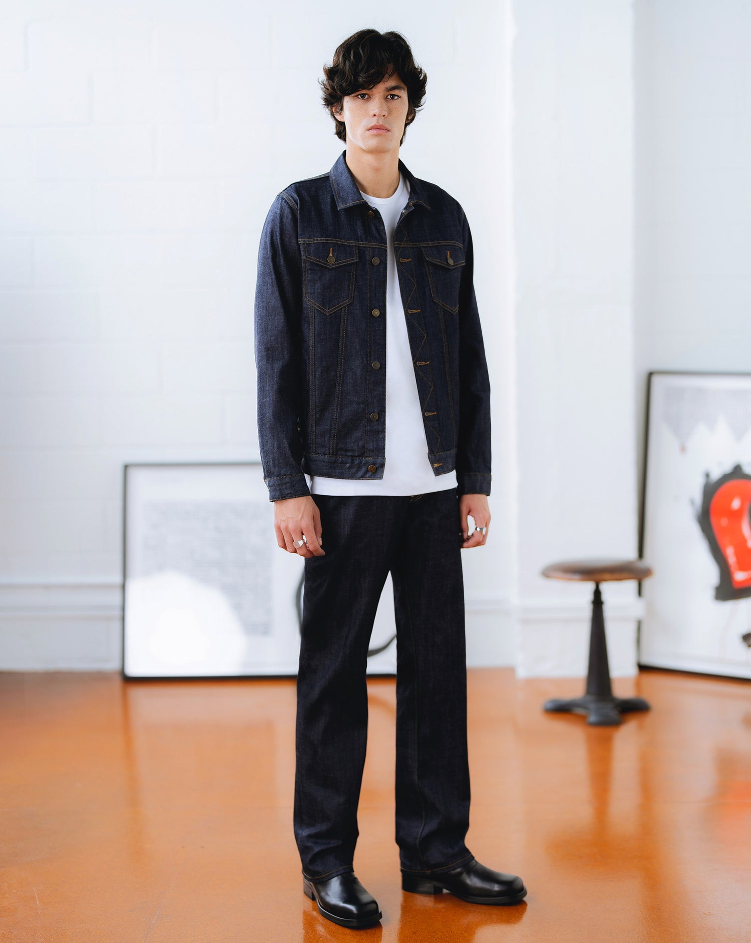 Classic Denim Jacket (Dark Rinse) | Workshop Denim Mens | WORKSHOP