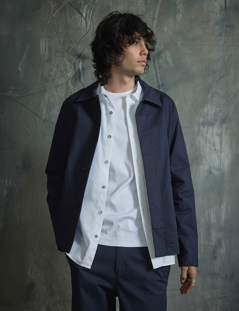 Mid Fit Pinpoint Oxford Shirt | Workshop Denim Mens | WORKSHOP
