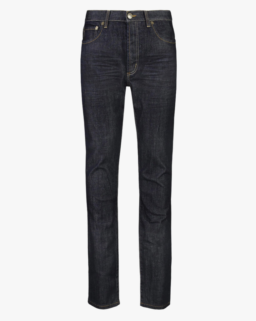Slim Fit Stretch (Dark Whisker) | Workshop Denim Mens | WORKSHOP